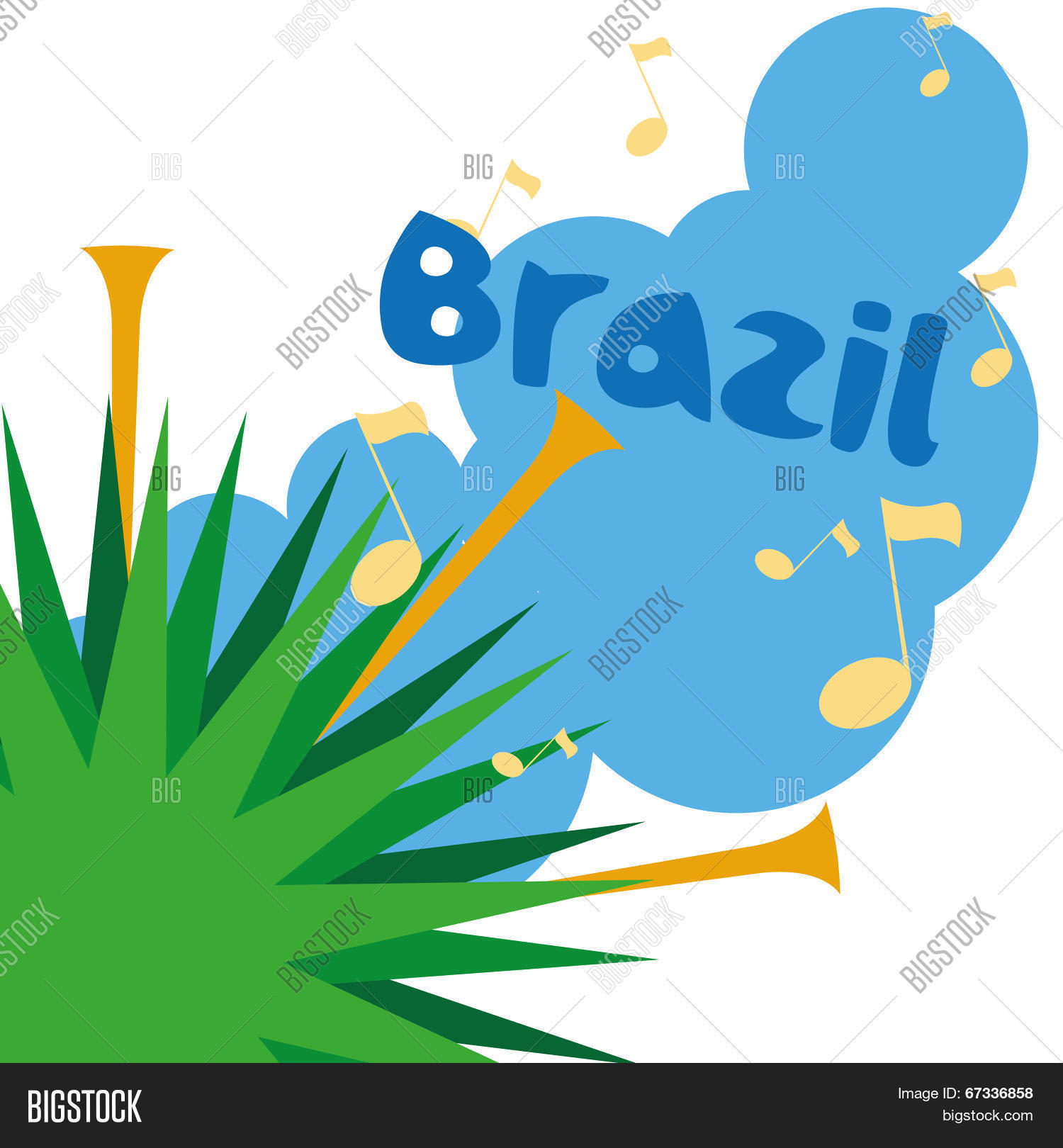 Vector Brazil Cartoon Vector & Photo (Free Trial) | Bigstock