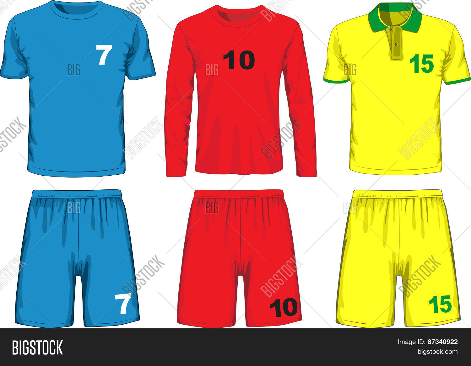 Set Different Soccer Vector & Photo (Free Trial) | Bigstock