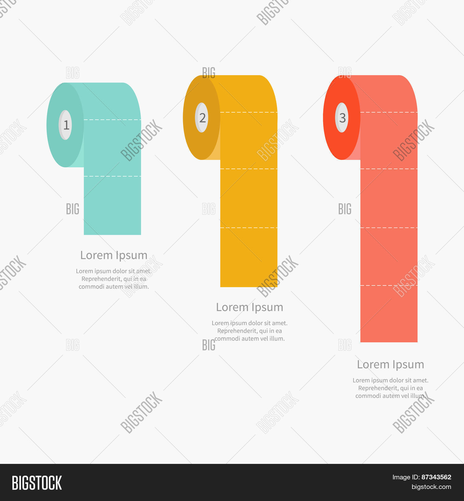 Toilet Paper Roll Set Vector & Photo (Free Trial) | Bigstock