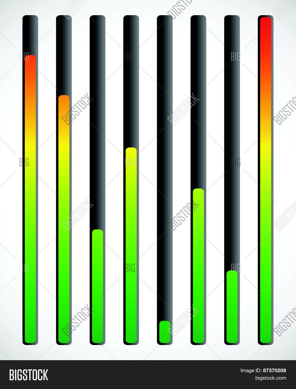 Vertical Level Vector & Photo (Free Trial) | Bigstock