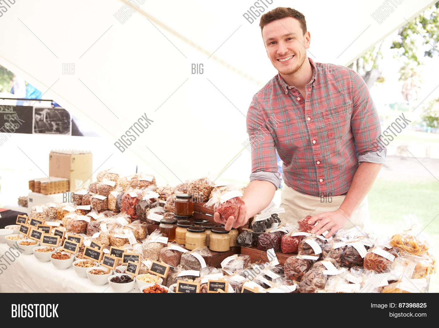 Stall Holder Farmers Image & Photo (Free Trial) | Bigstock