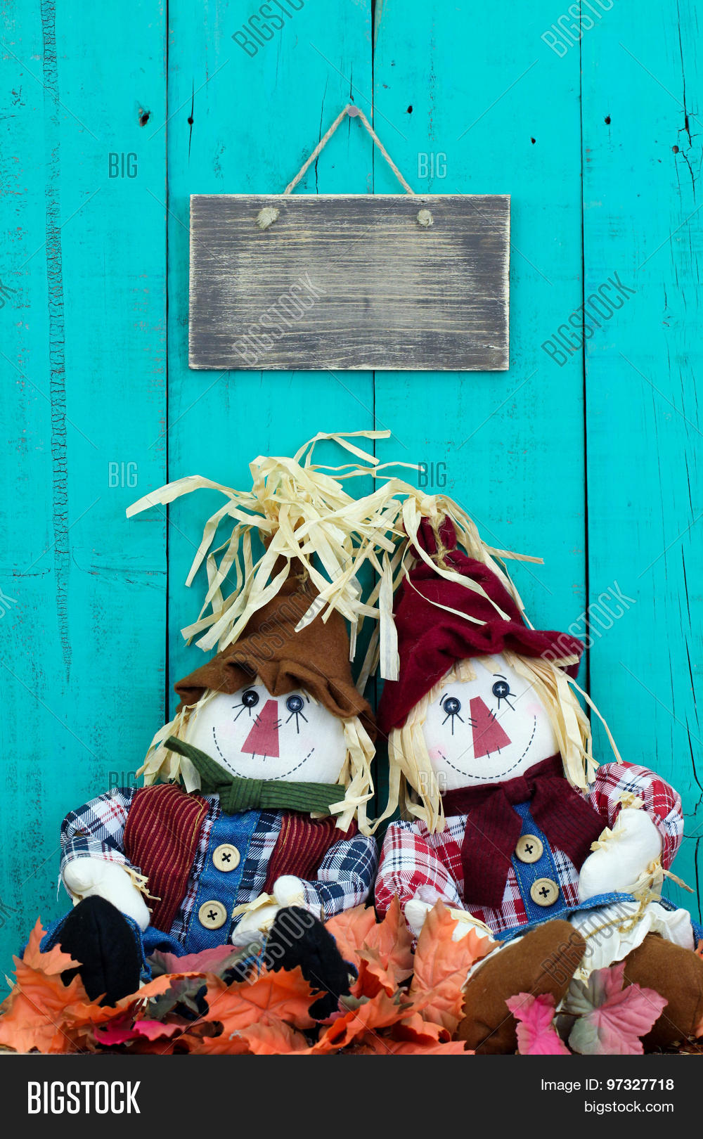 Scarecrows Sitting Image & Photo (Free Trial) | Bigstock