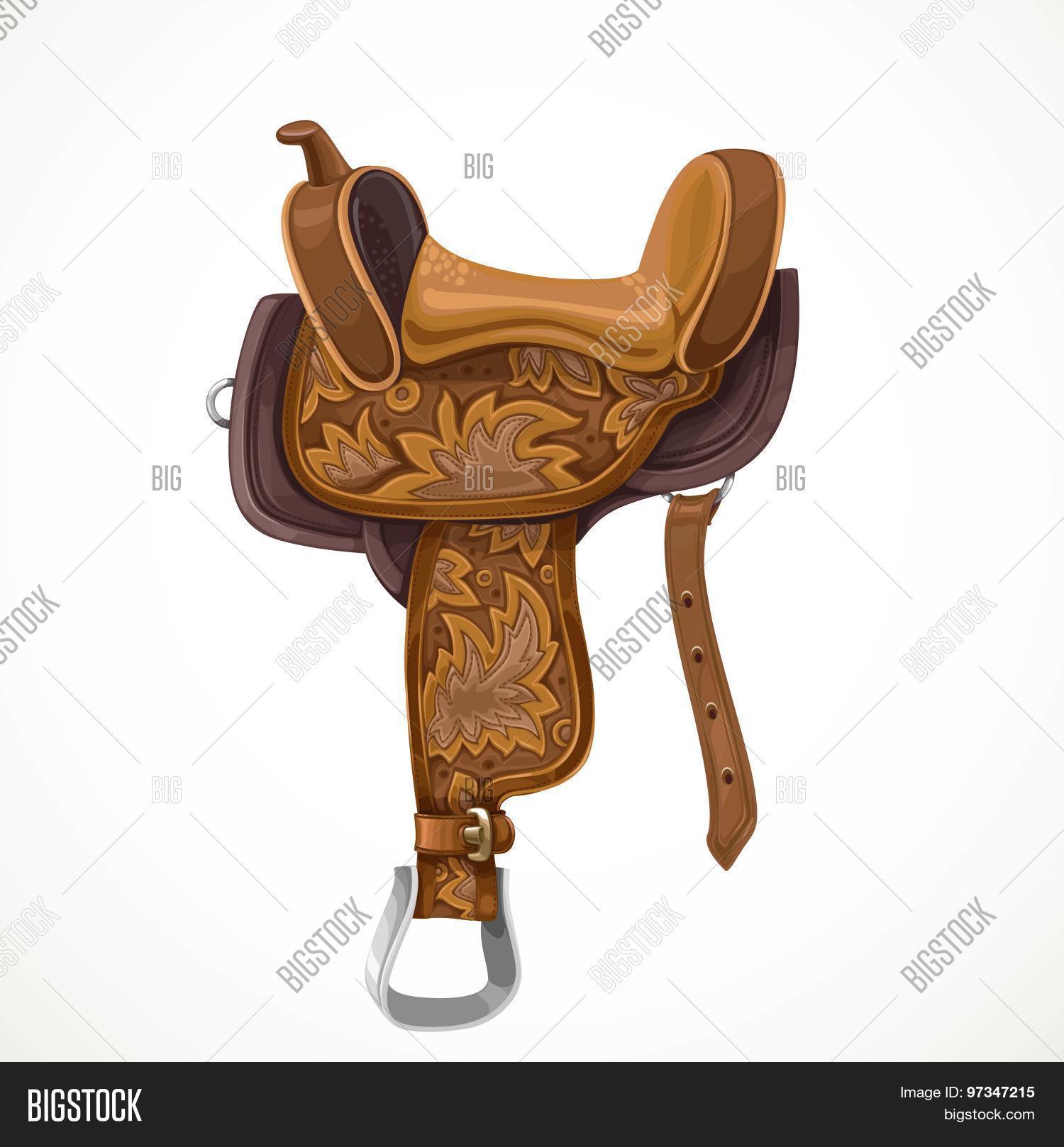 Brown Saddle Vector & Photo (Free Trial) | Bigstock