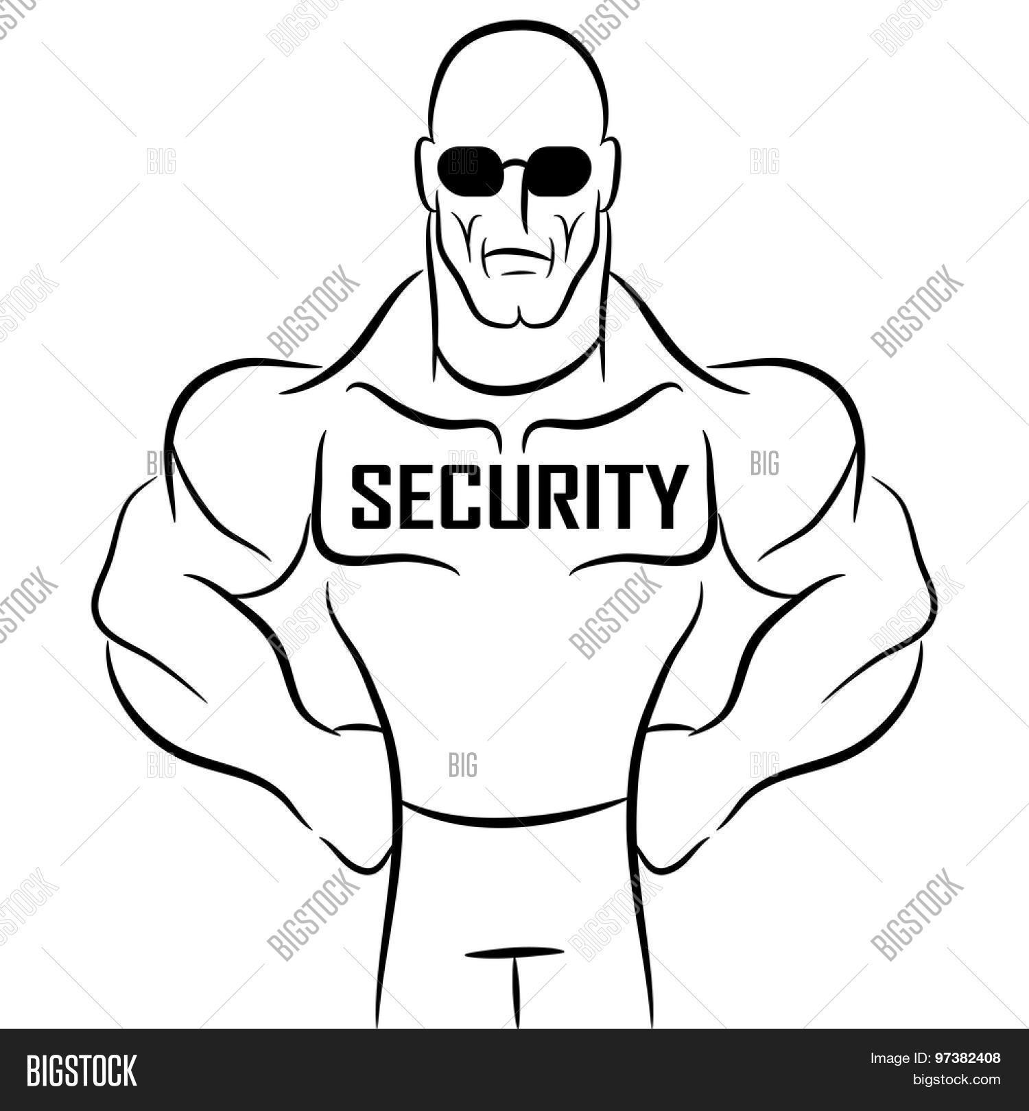 Image Security Guard Vector & Photo (Free Trial) | Bigstock