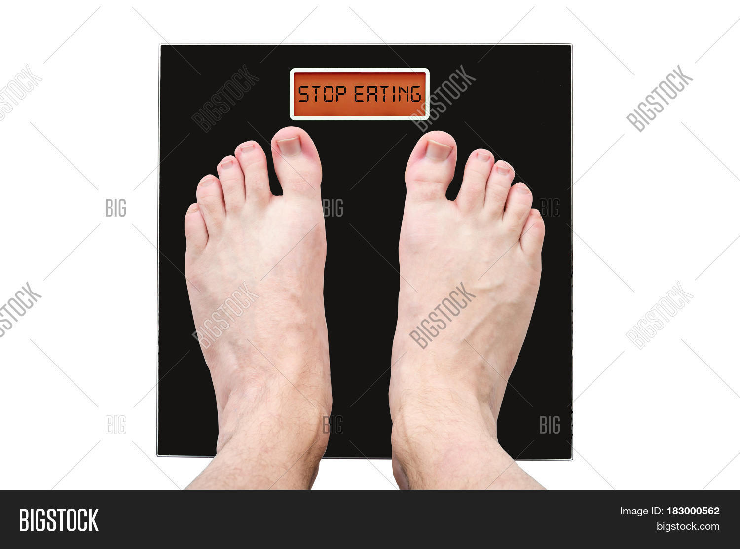 Man On Scales Weight Image & Photo (Free Trial) | Bigstock