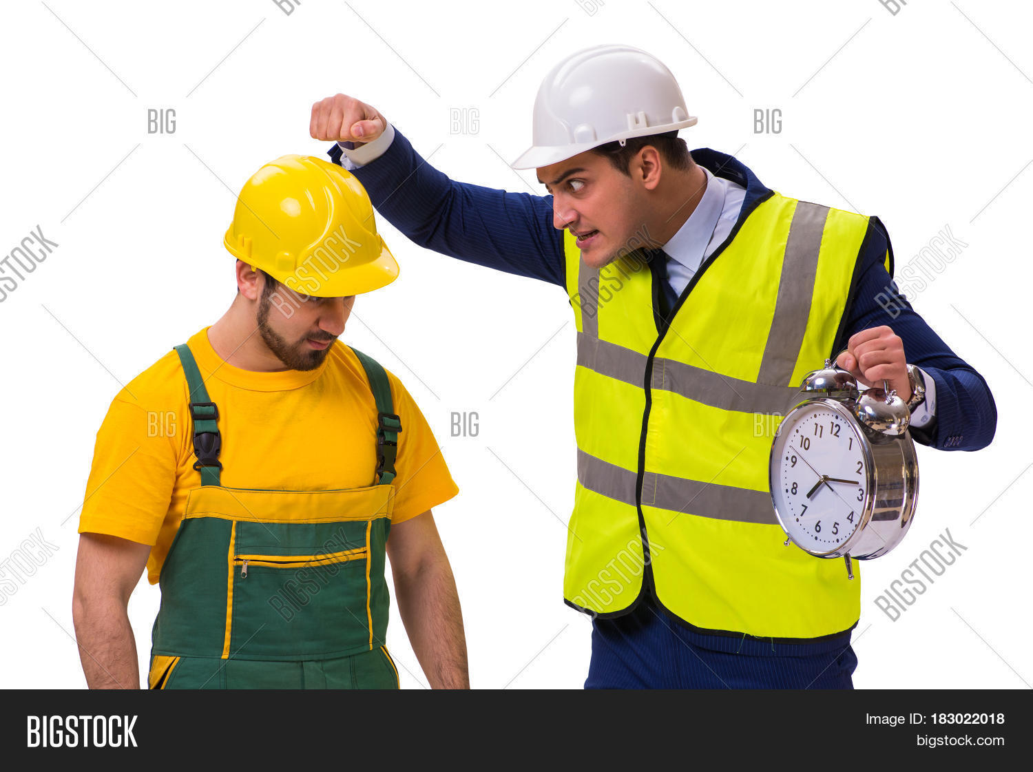 Two Workers Isolated Image & Photo (Free Trial) | Bigstock