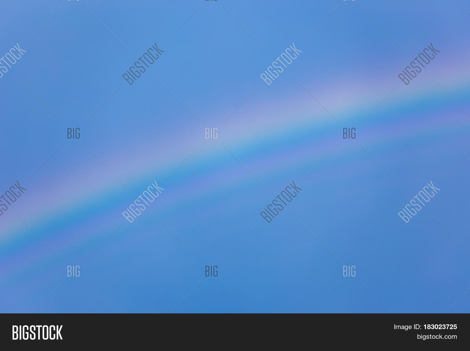 Blue Sky Rainbow. Very Image & Photo (Free Trial) | Bigstock