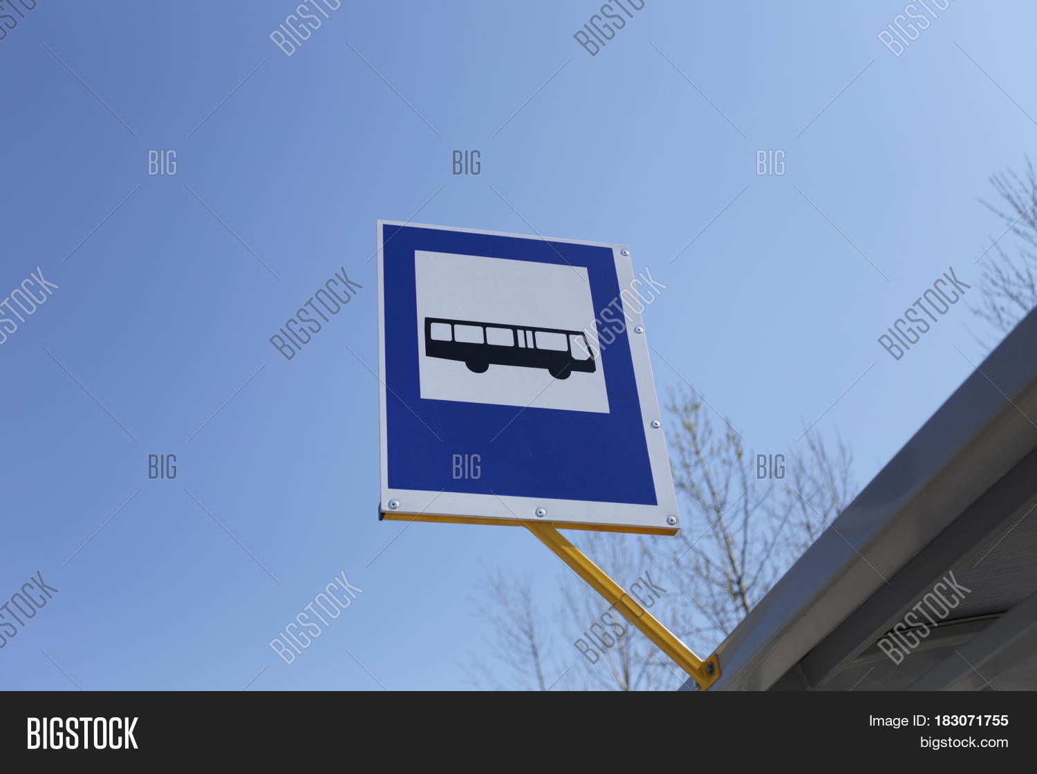 Bus Stop Traffic Sign Image & Photo (Free Trial) | Bigstock