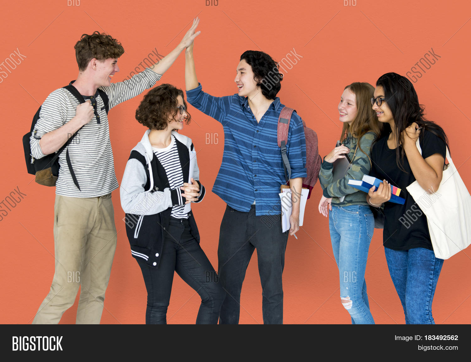 Cheerful Students Image & Photo (Free Trial) | Bigstock