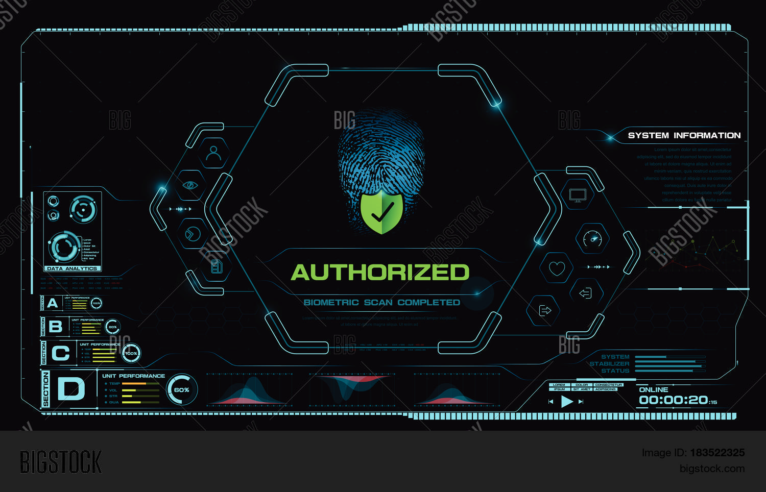 Futuristic HUD Cyber Vector & Photo (Free Trial) | Bigstock