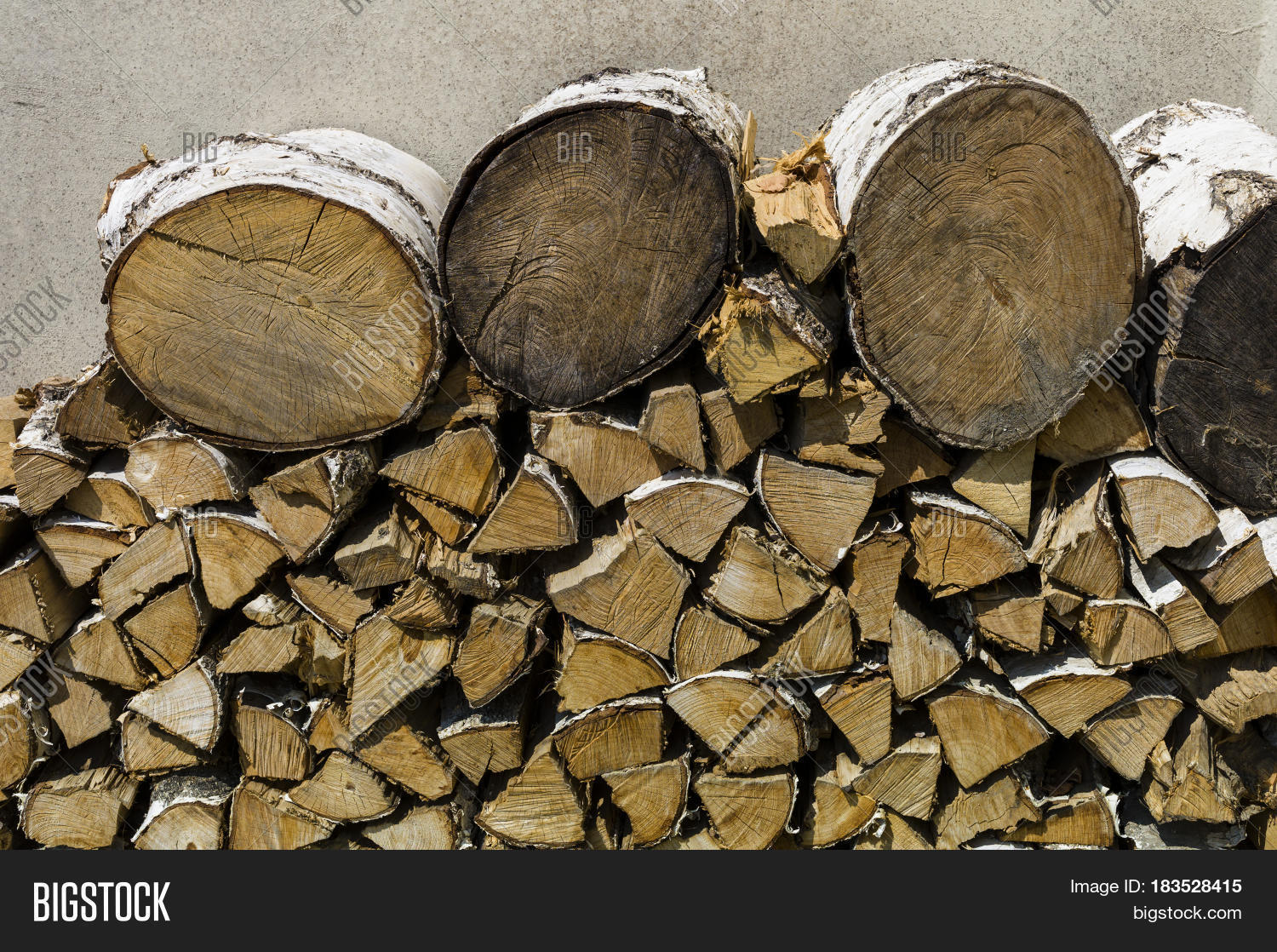 Woodpile Firewood Image & Photo (Free Trial) | Bigstock