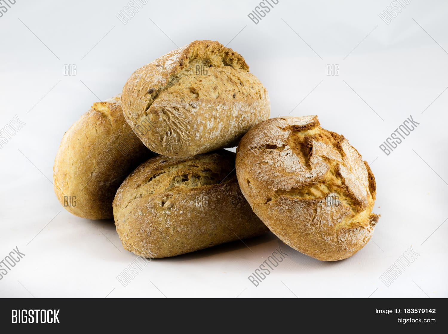 Fresh Crusty Bread On Image & Photo (Free Trial) | Bigstock