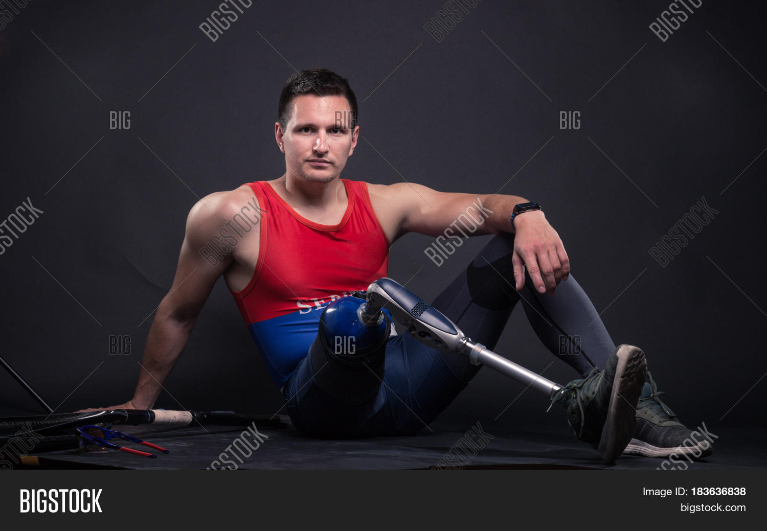 One Disabled Man, Image & Photo (Free Trial) | Bigstock