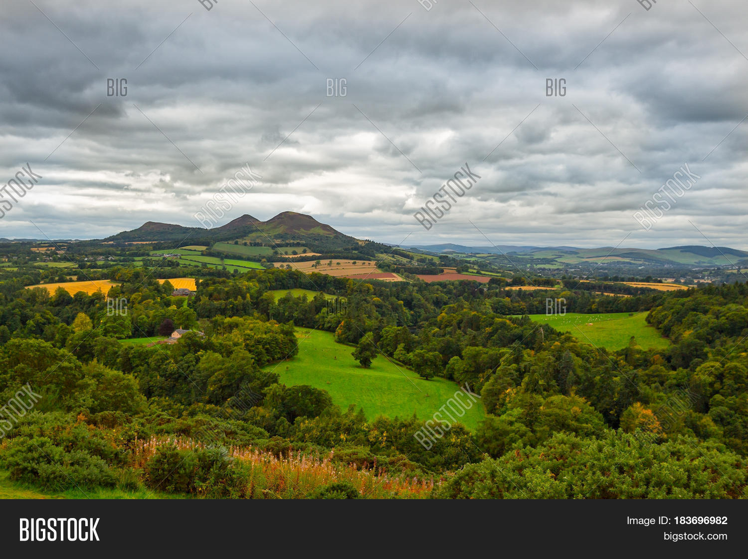 Scott's View Scotland Image & Photo (Free Trial) | Bigstock