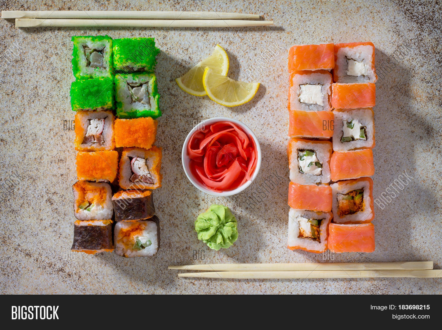 Sushi Seth Roll - Roll Image & Photo (Free Trial) | Bigstock