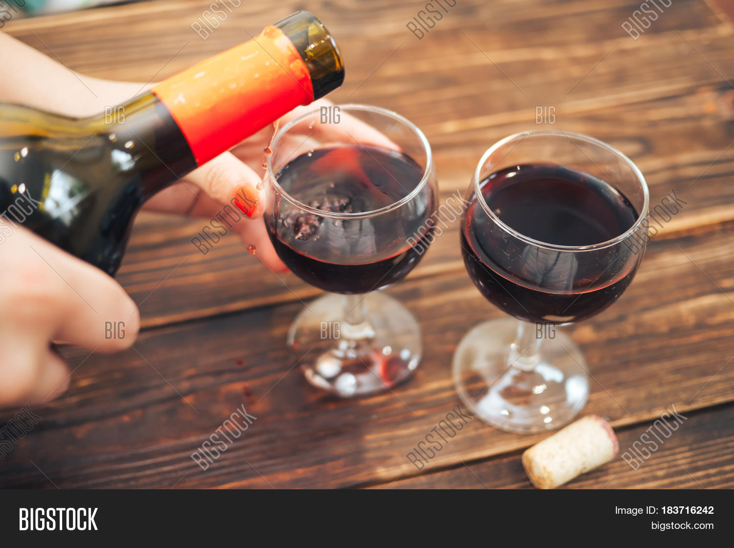 Female Hand Pouring Image & Photo (Free Trial) | Bigstock