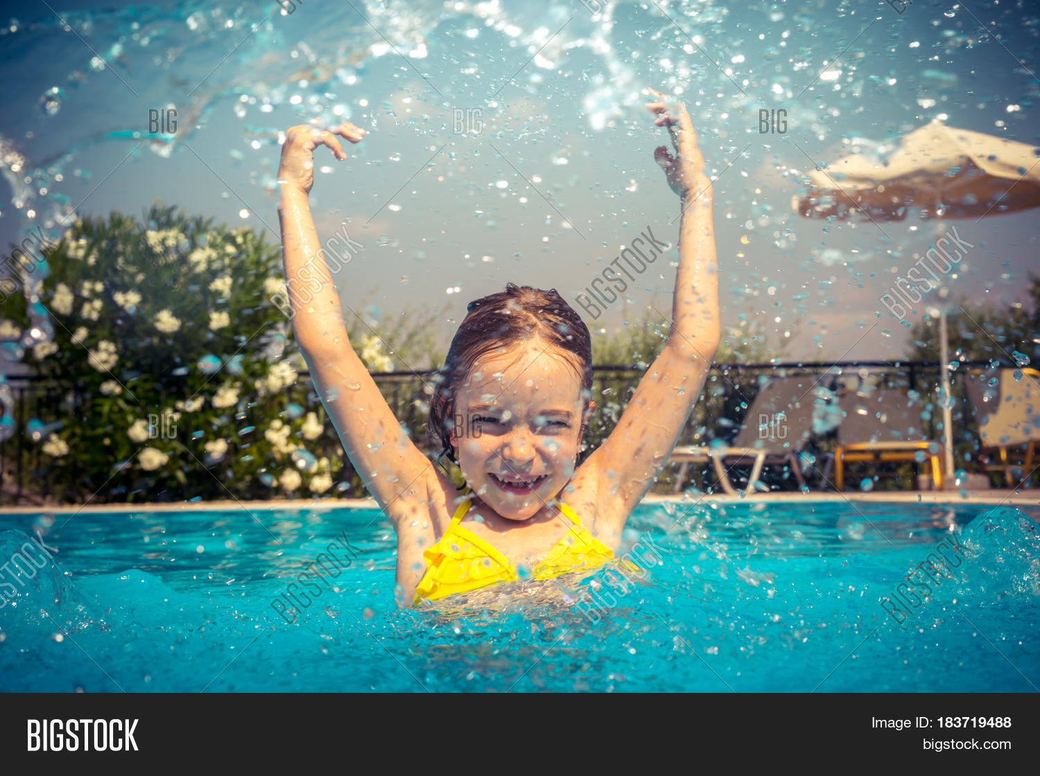 Child Swimming Pool Image & Photo (Free Trial) | Bigstock