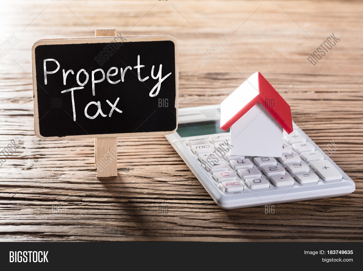 Property Tax Written Image & Photo (Free Trial) | Bigstock