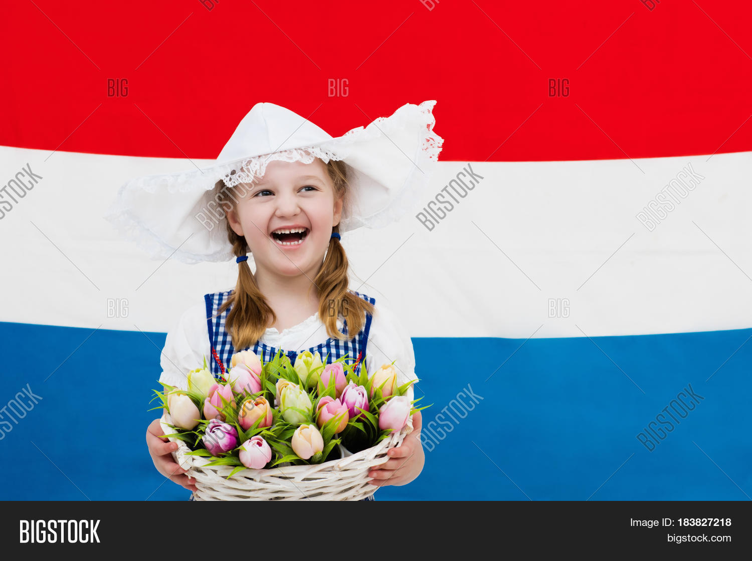 Dutch Child Tulip Image & Photo (Free Trial) | Bigstock