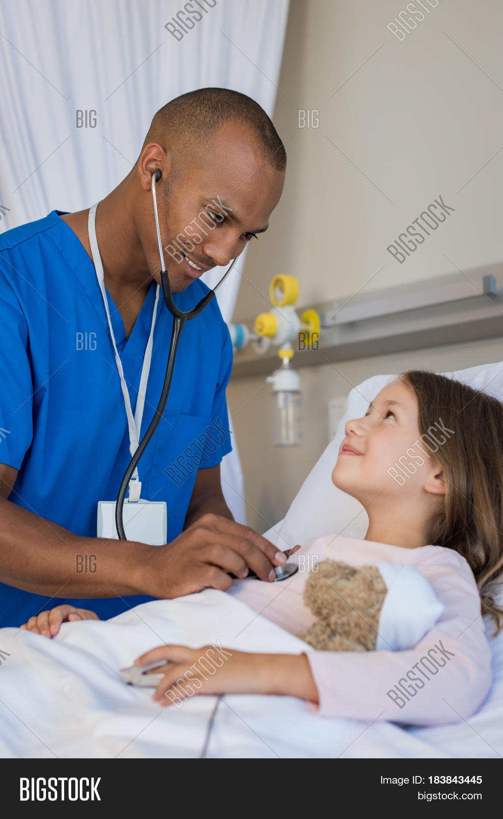 Male Nurse Checking Image & Photo (Free Trial) | Bigstock