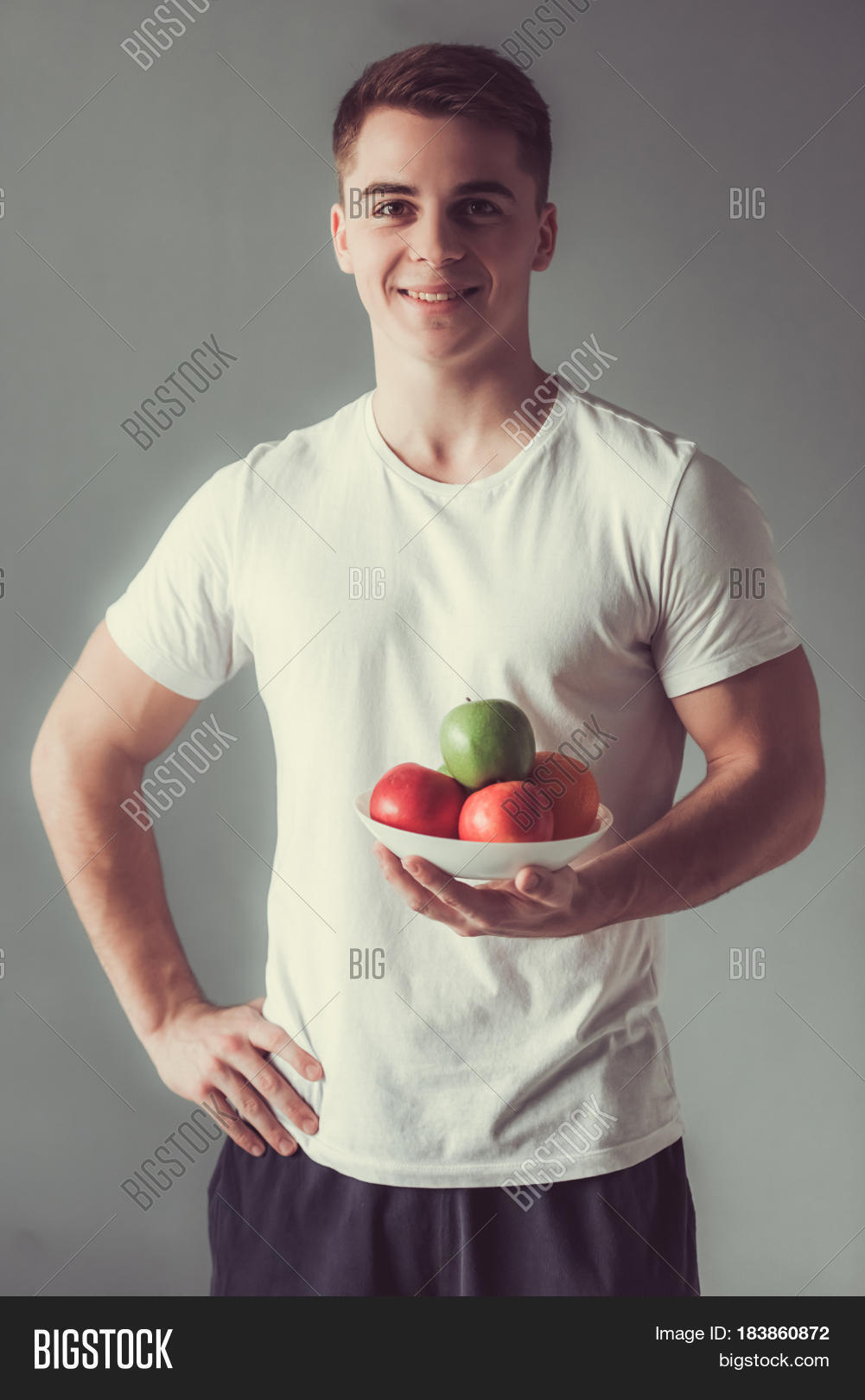 Guy Healthy Food Image & Photo (Free Trial) | Bigstock