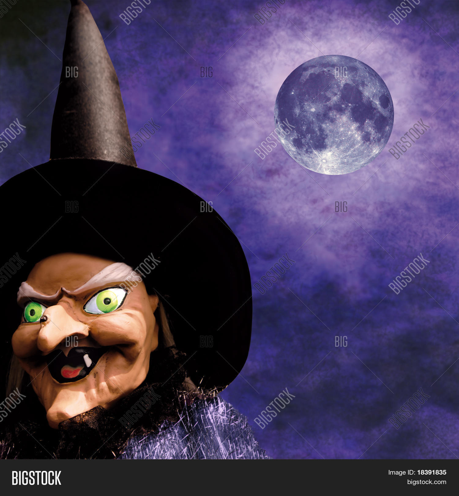 Scary Halloween Witch Image & Photo (Free Trial) | Bigstock