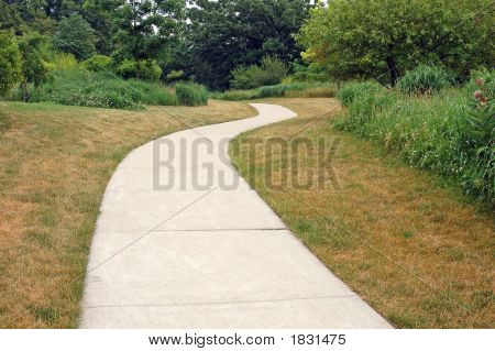 Curve Sidewalk Image & Photo (Free Trial) | Bigstock
