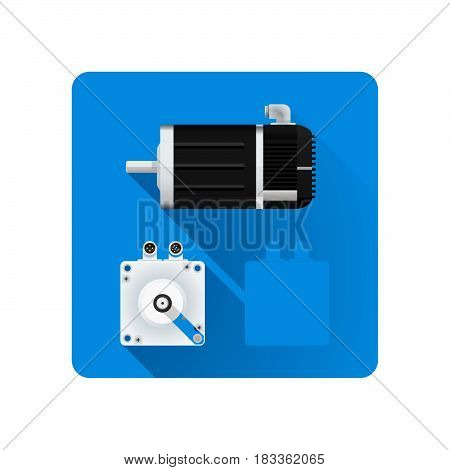 Vector Electric Motor Vector & Photo (Free Trial) | Bigstock
