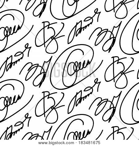 Collection Signatures Image & Photo (Free Trial) | Bigstock