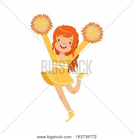 Happy Cheerleader Cartoon Images, Illustrations & Vectors (Free) - Bigstock