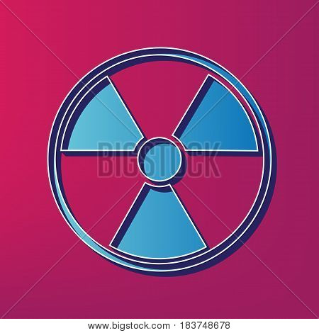 Radiation Round Sign Vector & Photo (Free Trial) | Bigstock