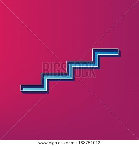 Stair Sign. Vector. Vector & Photo (Free Trial) | Bigstock