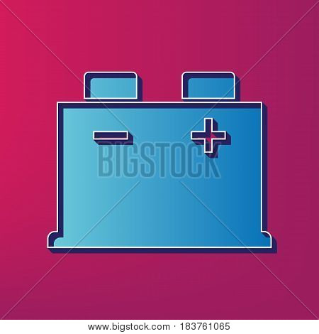 Car Battery Sign. Vector & Photo (Free Trial) | Bigstock