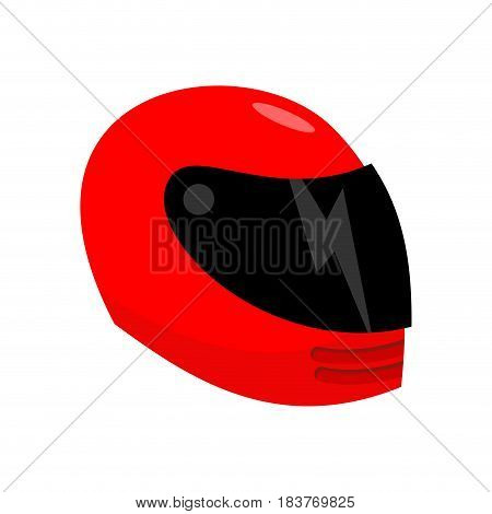 Motorcycle Helmet Red Vector & Photo (Free Trial) | Bigstock