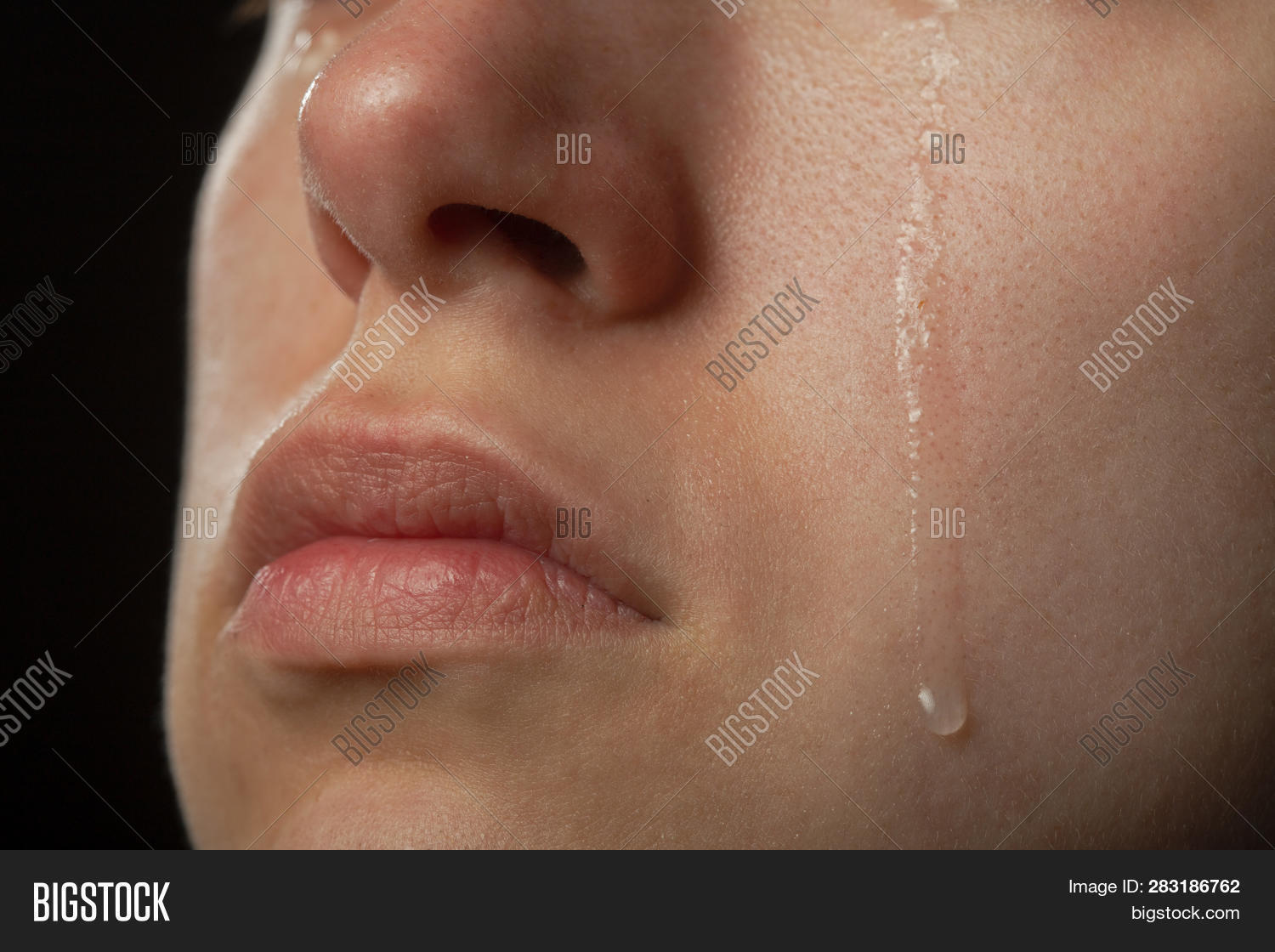 Sad Woman Cries, Shot Image & Photo (Free Trial) | Bigstock