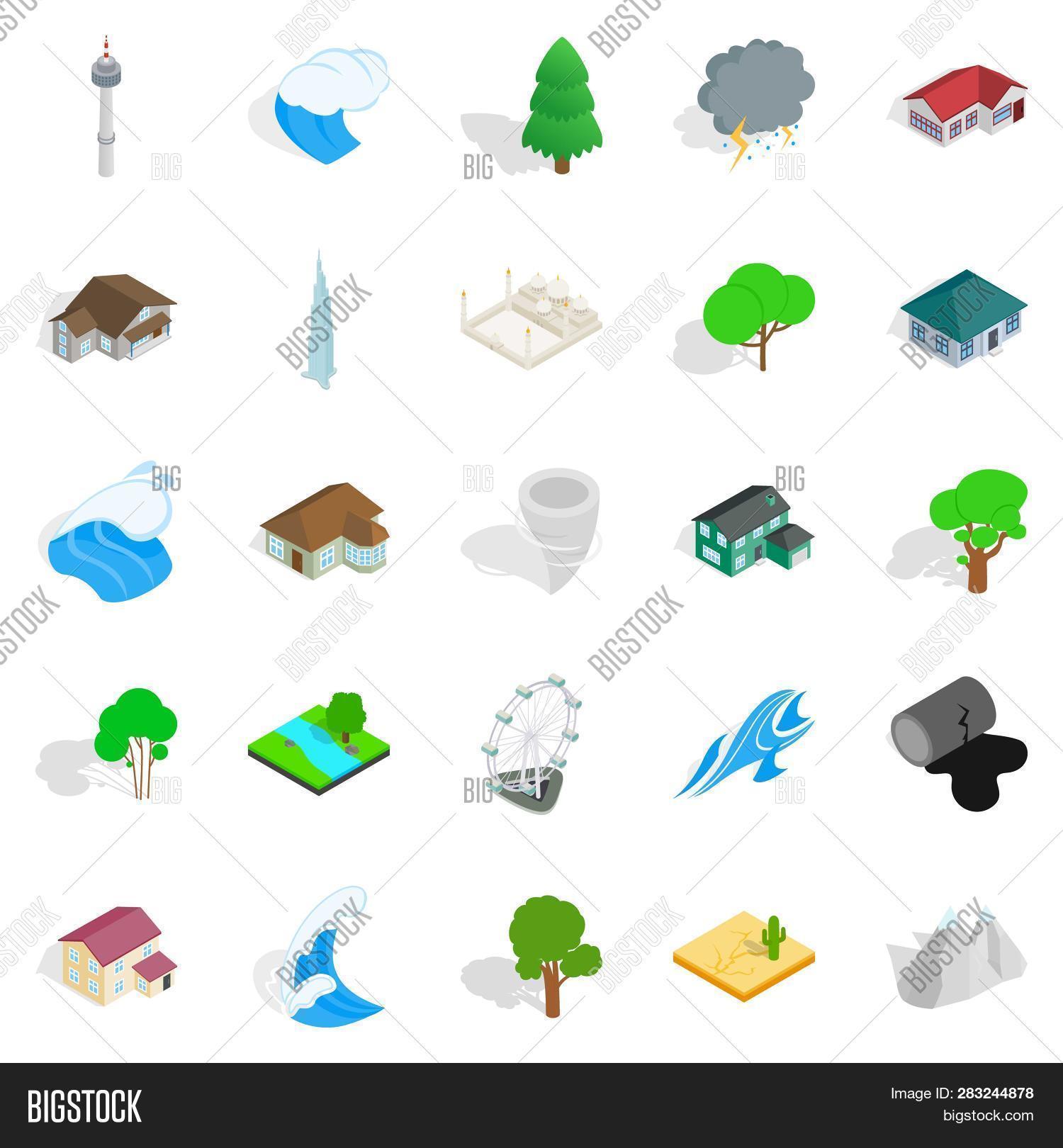 Terra Icons Set. Image & Photo (Free Trial) | Bigstock