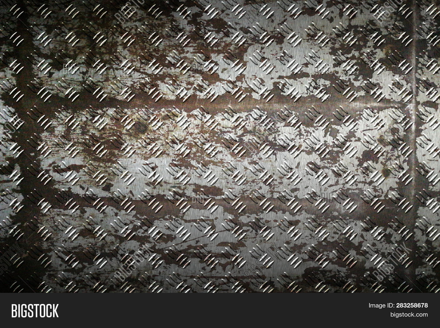 Grunge Diamond Plate. Image & Photo (Free Trial) | Bigstock