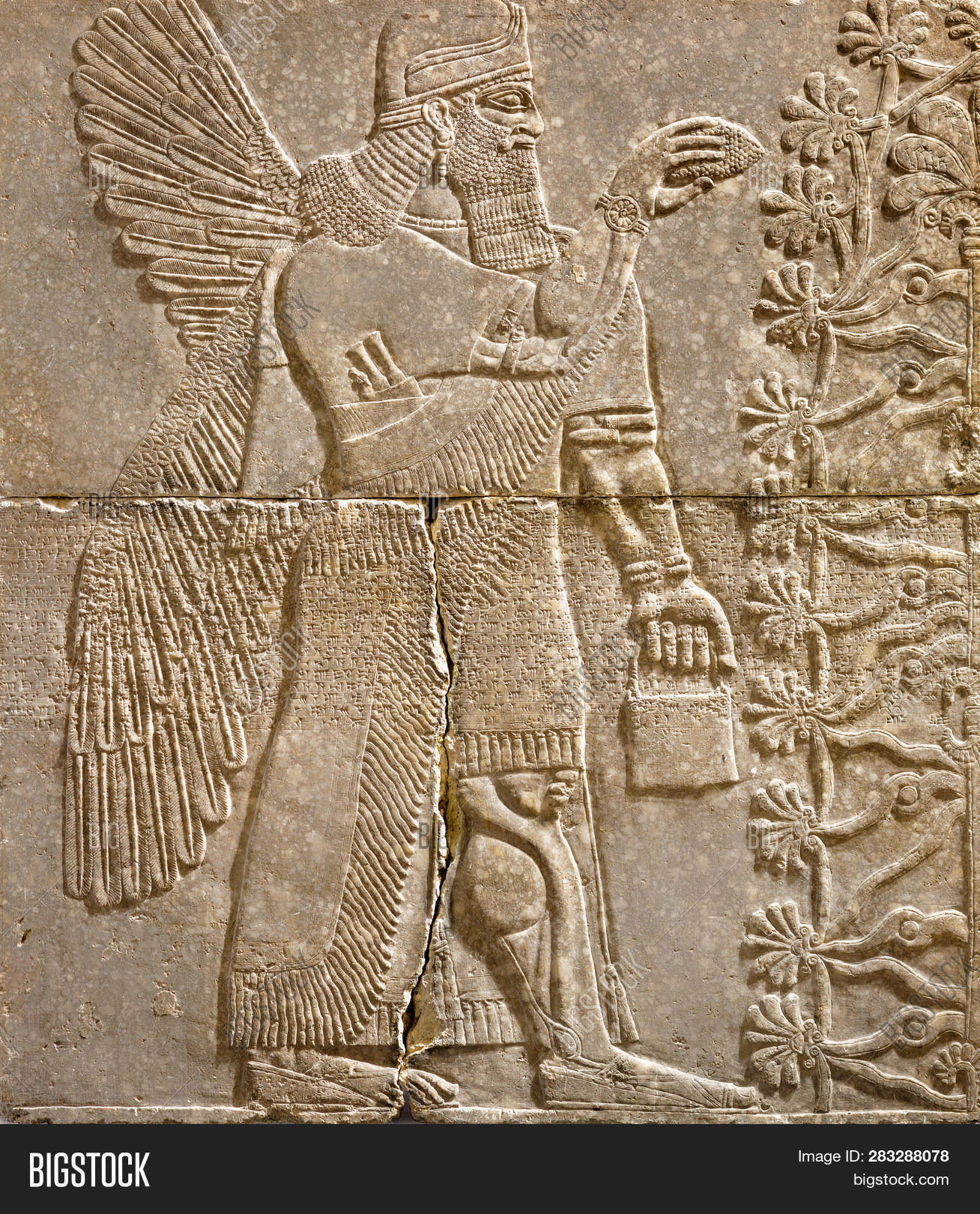 Assyrian Wall Relief Image & Photo (Free Trial) | Bigstock