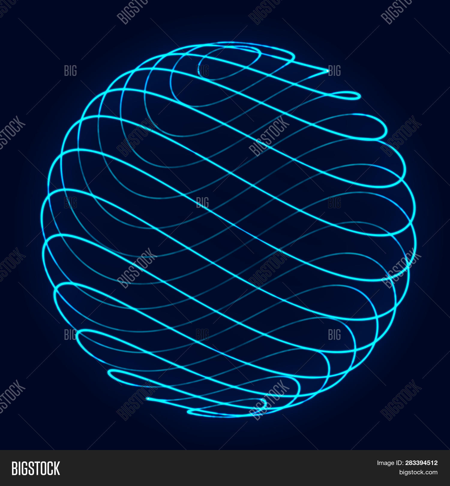 Sphere Twist Lines. Image & Photo (Free Trial) | Bigstock