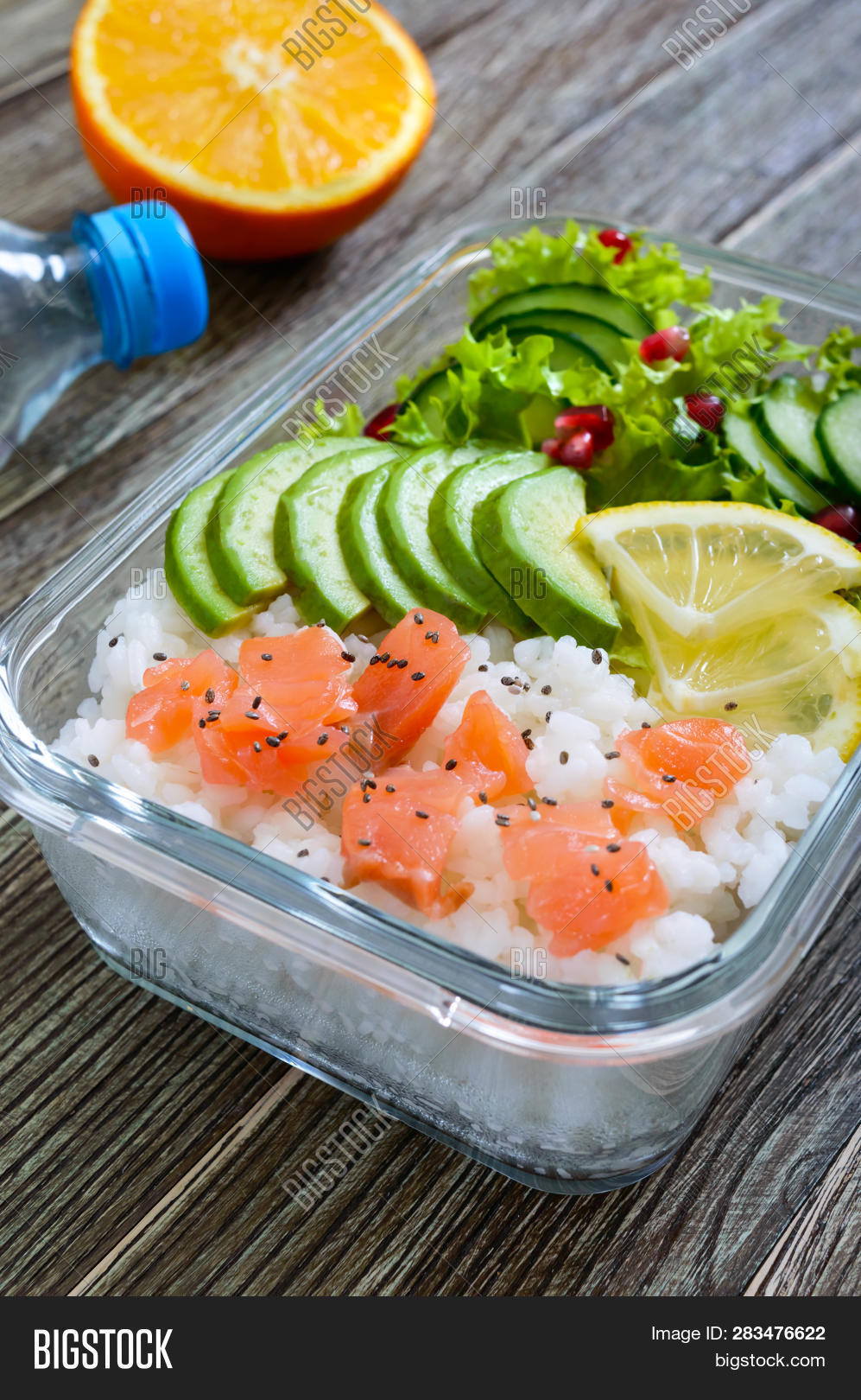 Lunch, Box, Salmon, Image & Photo (Free Trial) | Bigstock