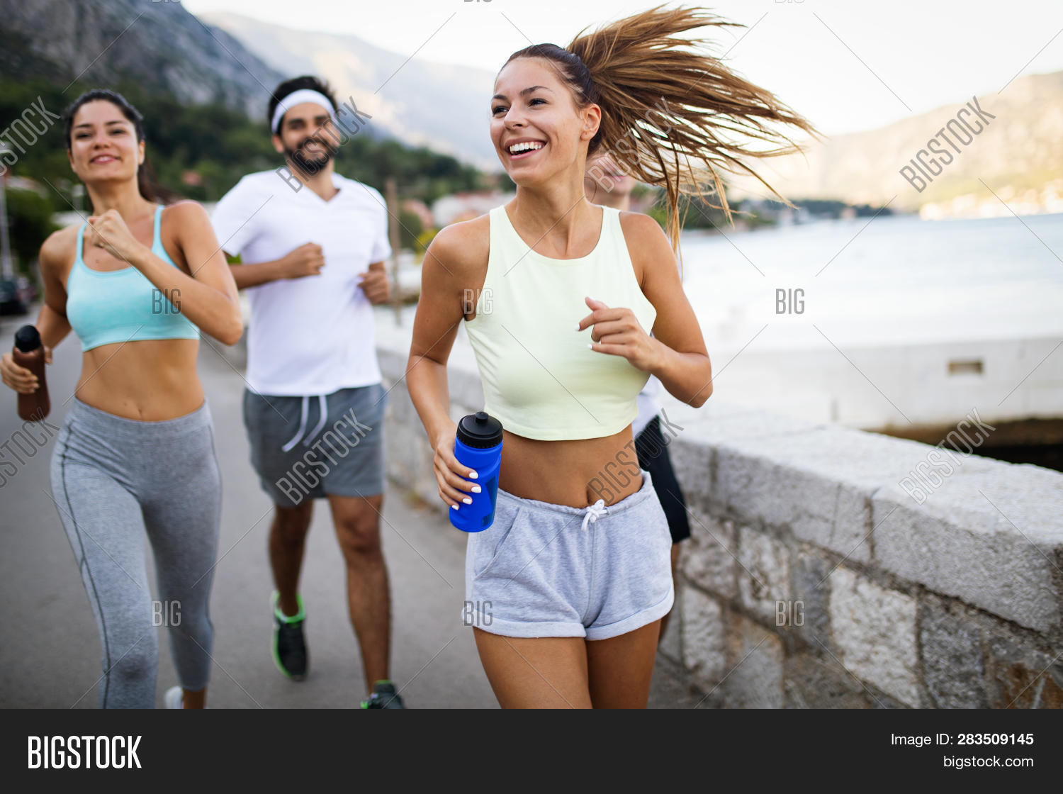 Happy Fit People Image & Photo (Free Trial) | Bigstock