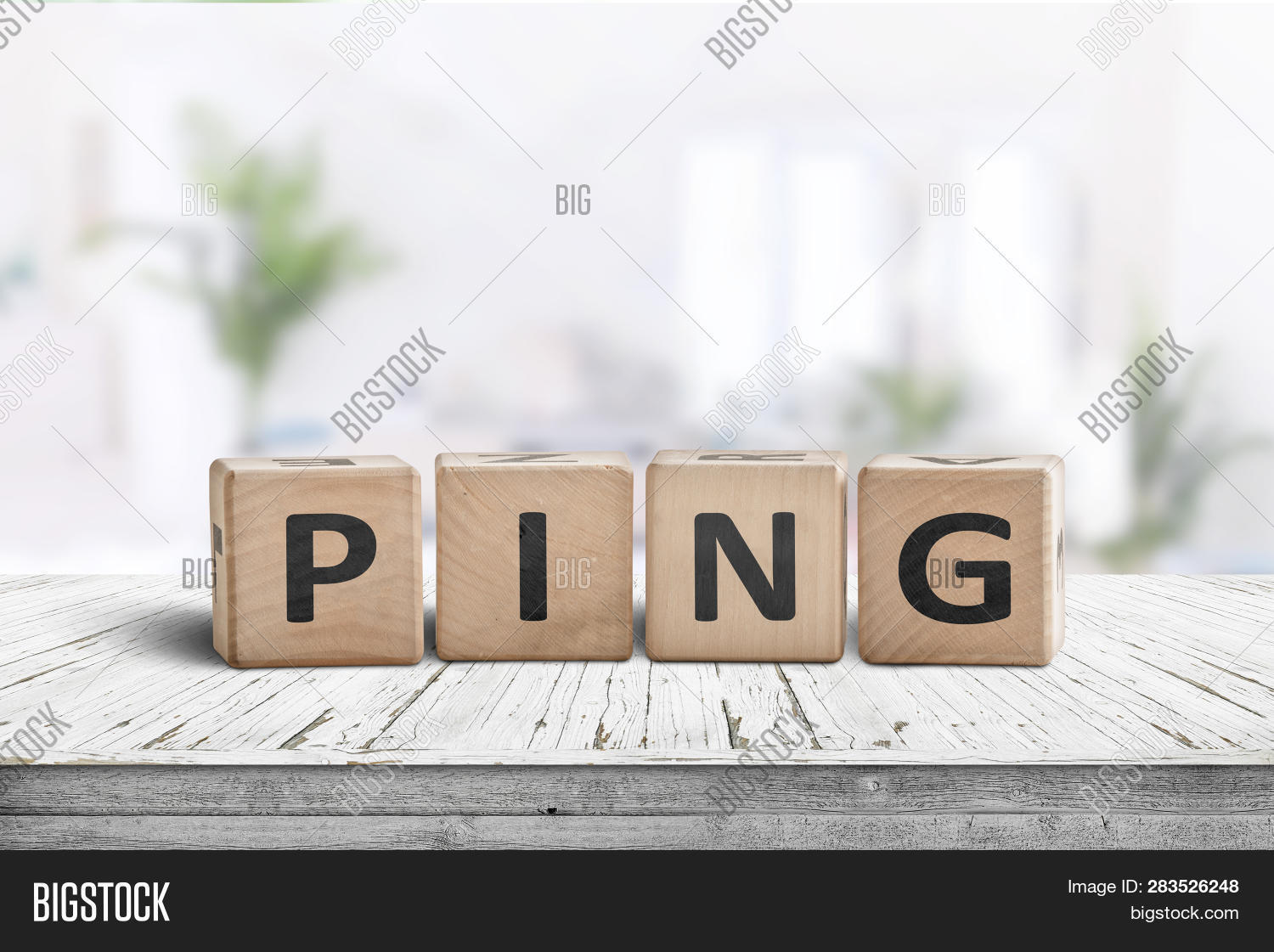 Ping Sign On Bright Image & Photo (Free Trial) | Bigstock