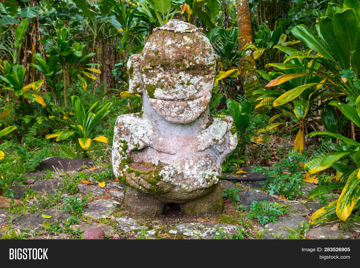 Smiling Tiki Ti'. Image & Photo (Free Trial) | Bigstock