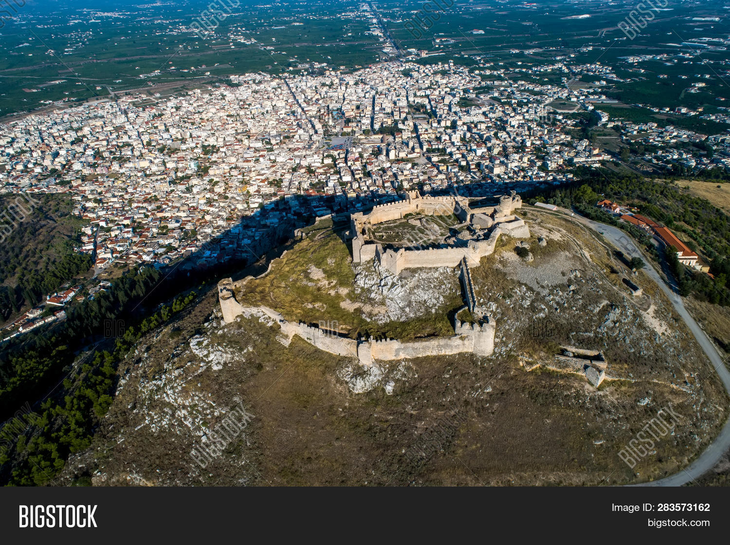 Aerial View Larisa Image & Photo (Free Trial) | Bigstock