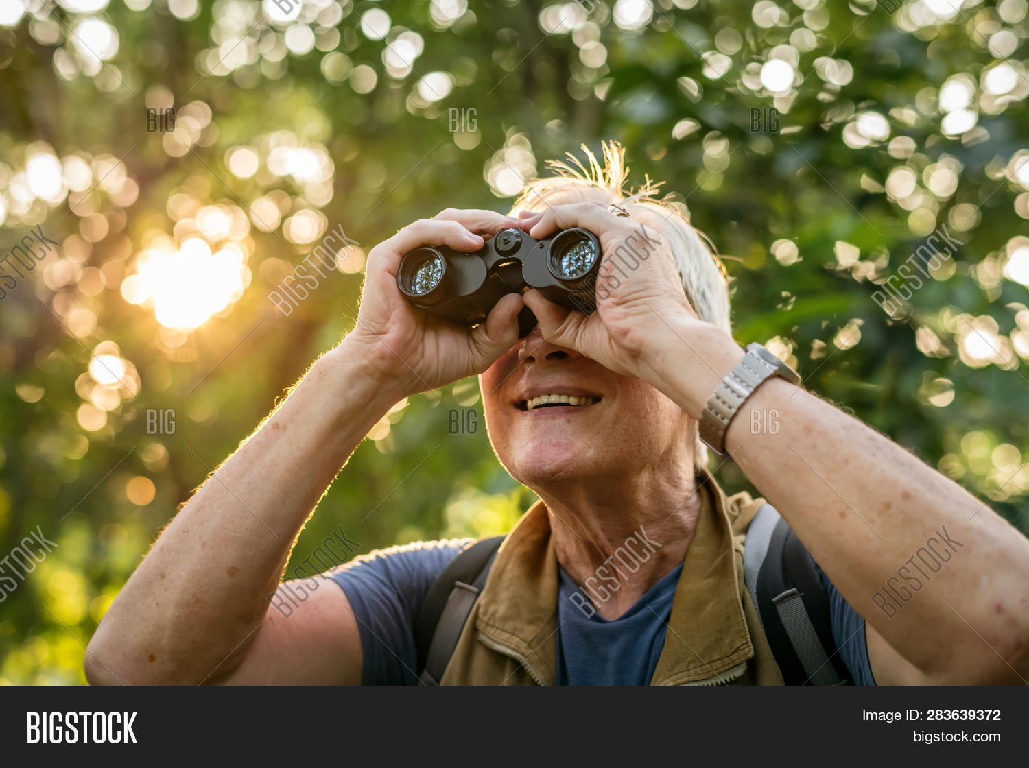 Elderly Man Watching Image & Photo (Free Trial) | Bigstock