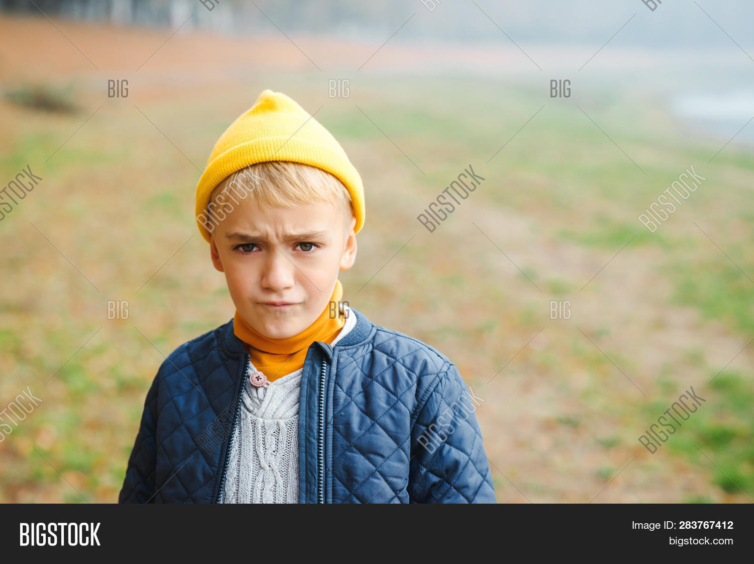 Upset Cute Kid Looking Image & Photo (Free Trial) | Bigstock