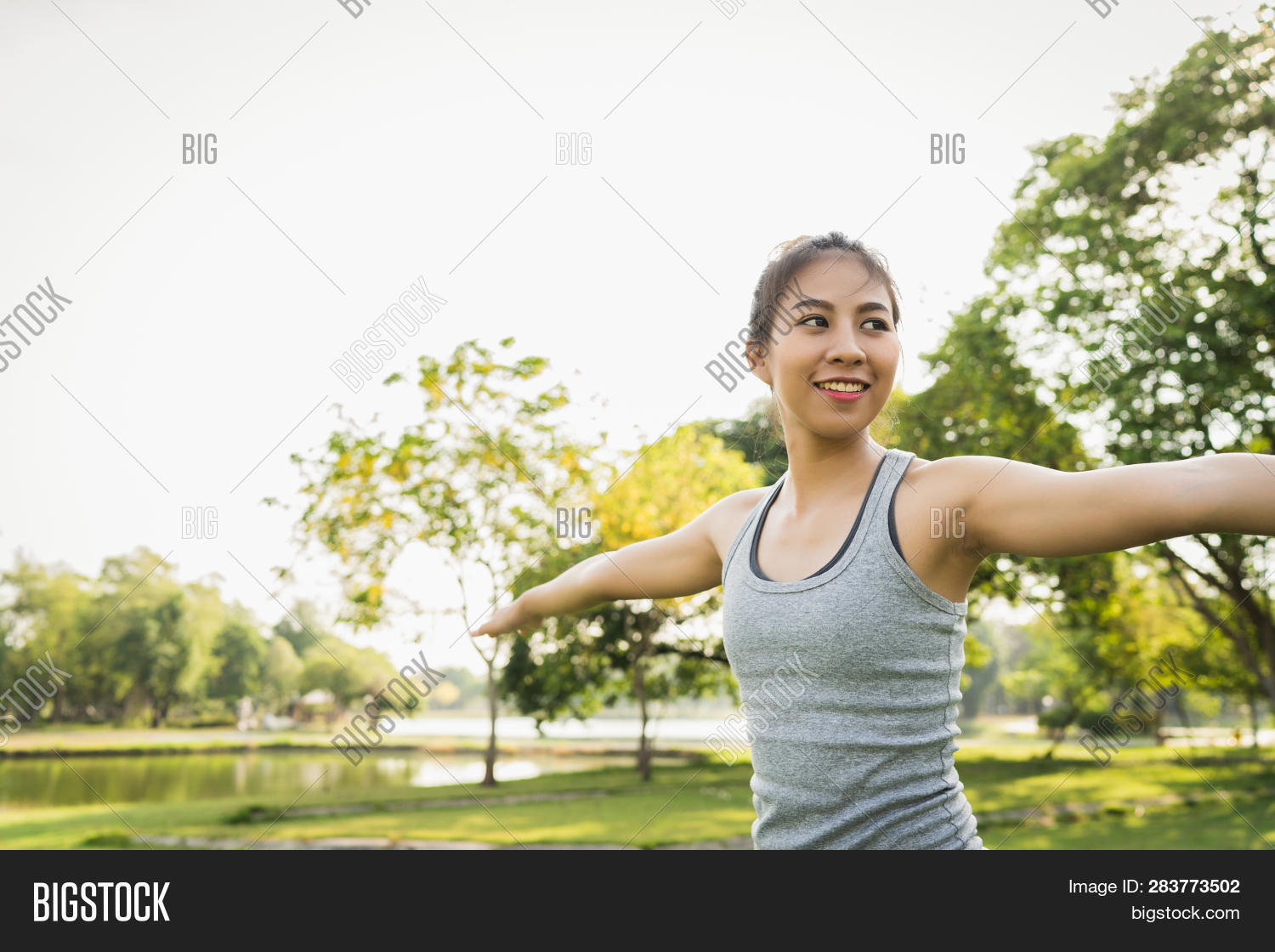 Young Asian Woman Yoga Image & Photo (Free Trial) | Bigstock