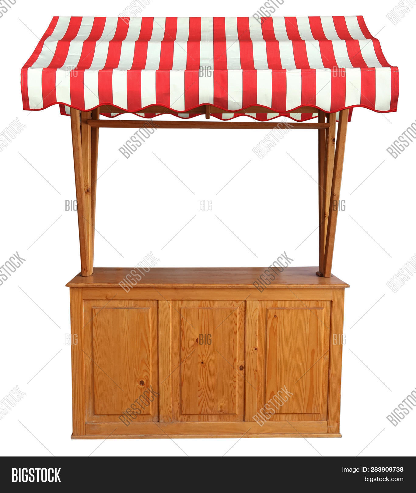 Wooden Market Stand Image & Photo (Free Trial) | Bigstock