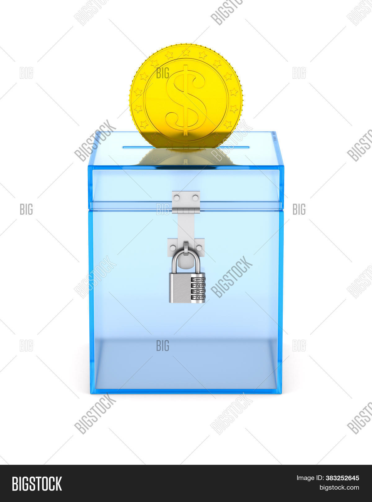 Moneybox On White Image & Photo (Free Trial) | Bigstock