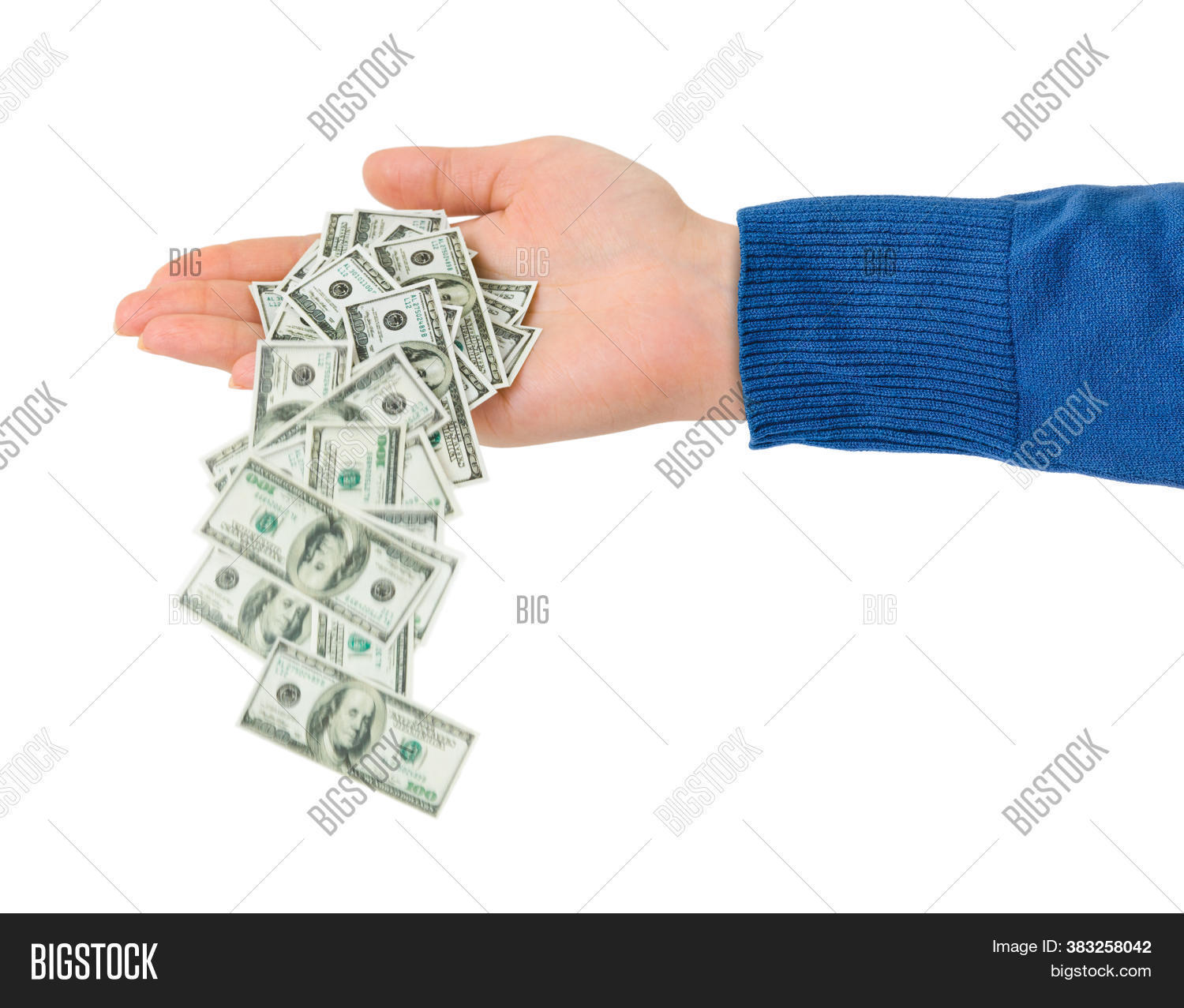 Hand Falling Money Image & Photo (Free Trial) | Bigstock